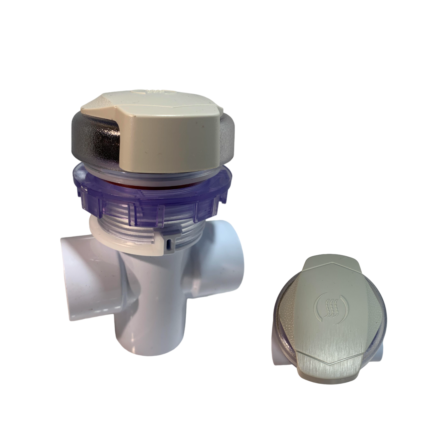 Vanne On/Off Grise 1" Spa Design - mecaspa.fr